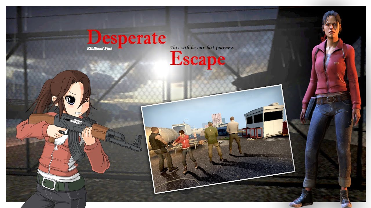 Desperate Escape || Left 4 Dead 2 || [ Full Campaign ] - YouTube