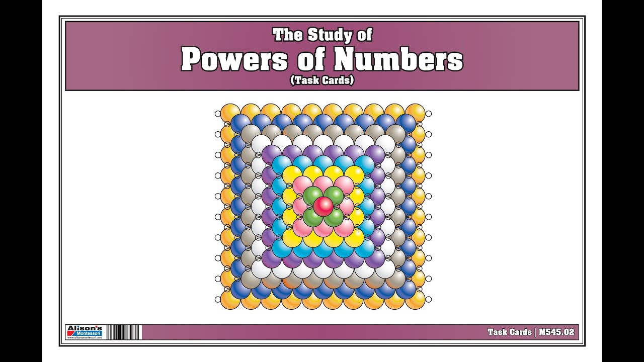 The Study of Powers of Numbers (Task Cards) - YouTube