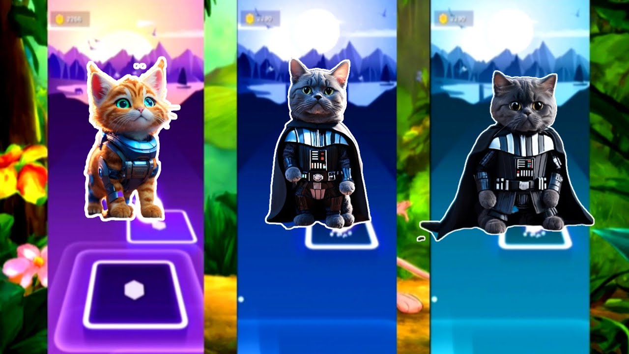 Tip Top Tiles Hop! Kittens without borders! - YouTube