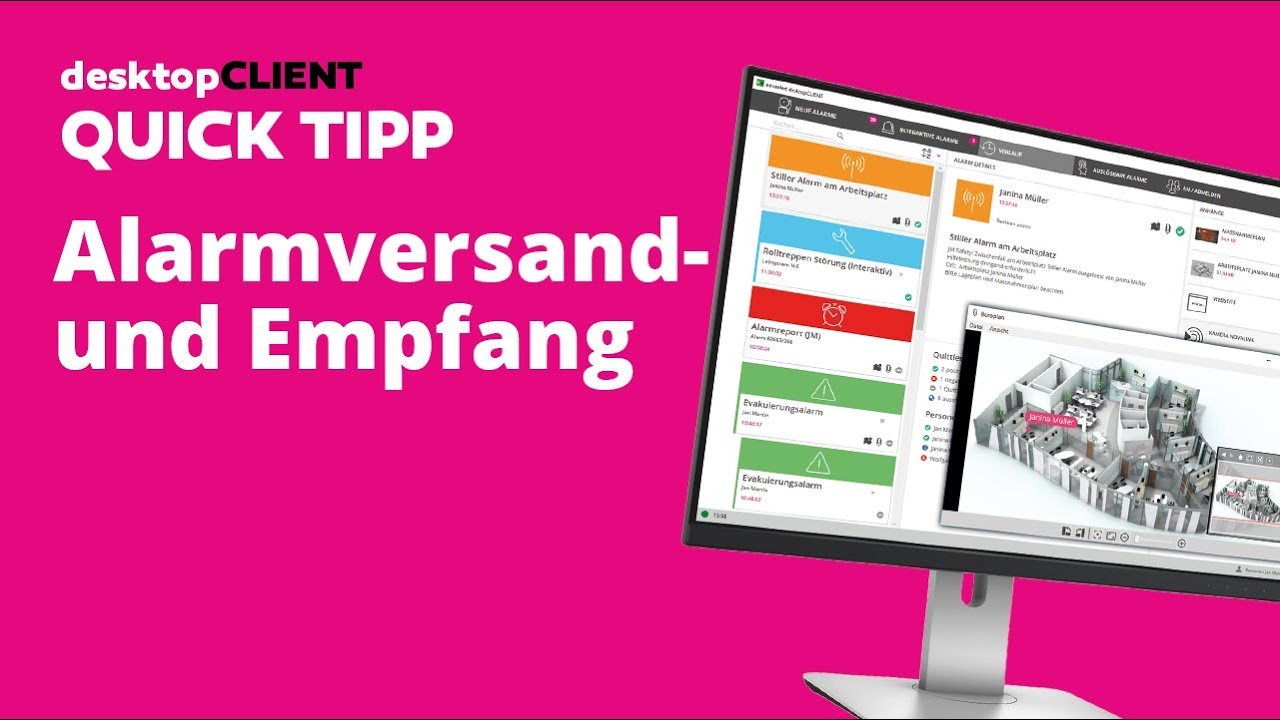 novaalert desktopCLIENT Quick Tipp - Alarmversand- und empfang - YouTube
