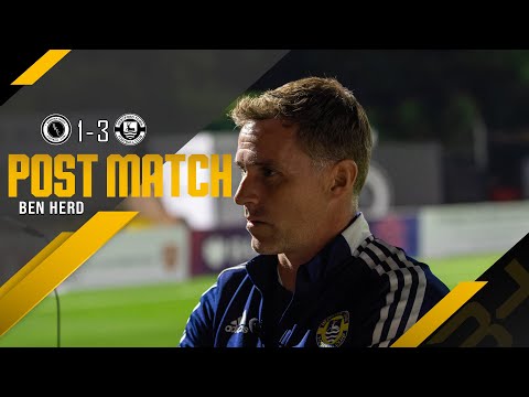 FA Youth Cup | Post Match | Ben Herd | Borehamwood U18 1-3 Hertford Town U18 | BHPP | 20/09/2024