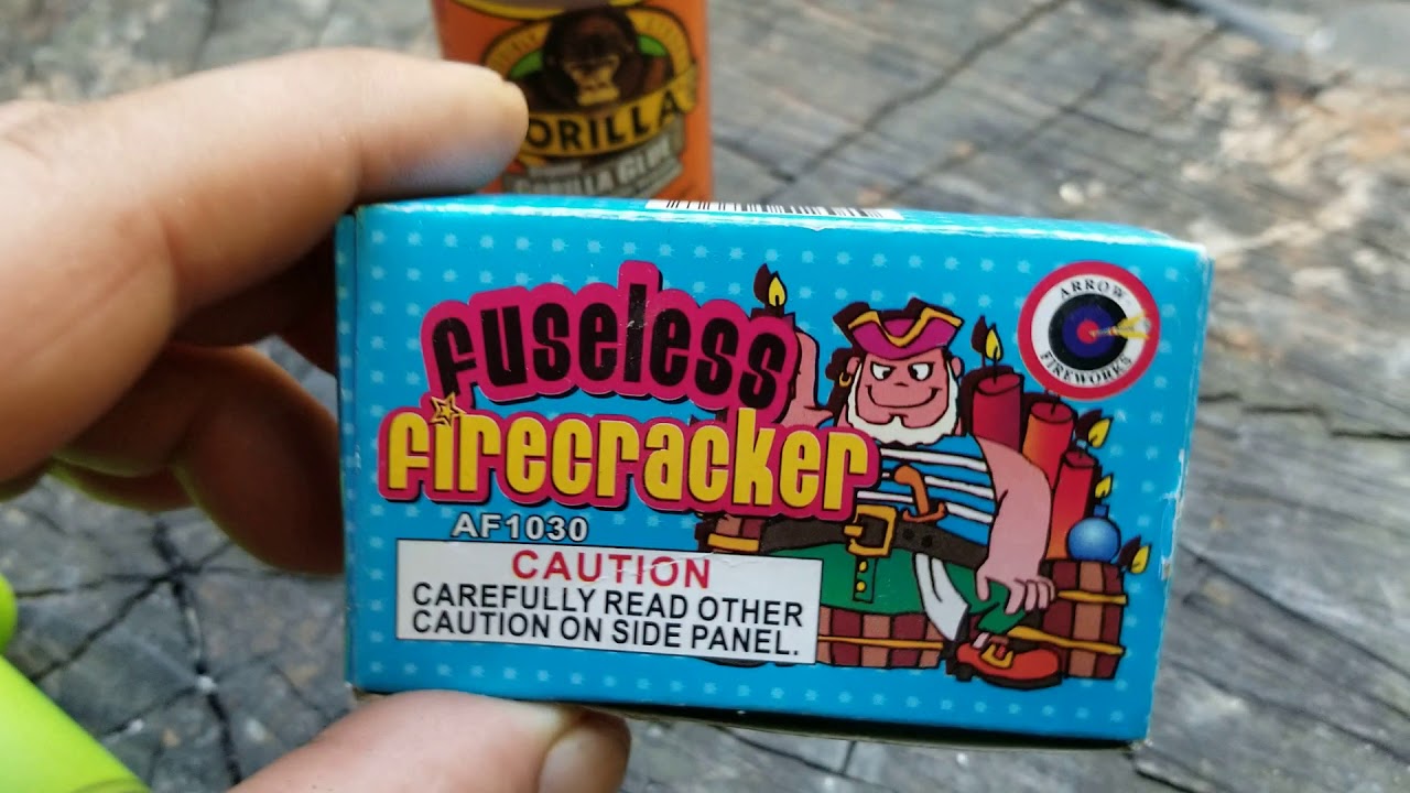 Pyro prank ideas with gorilla glue & fuseless Firecrackers - YouTube