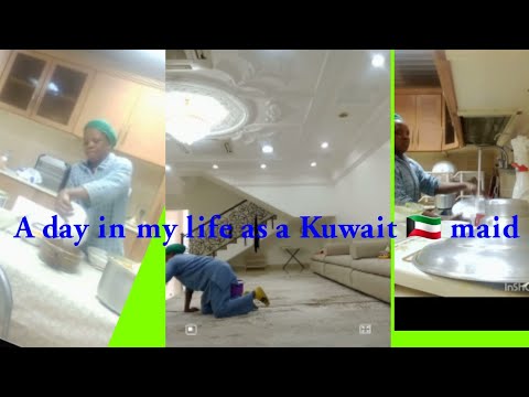 A day in my life as a Kuwait maid in Arab country - YouTube