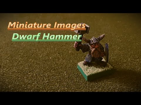 Dwarf Hammerer - Miniature Images - YouTube