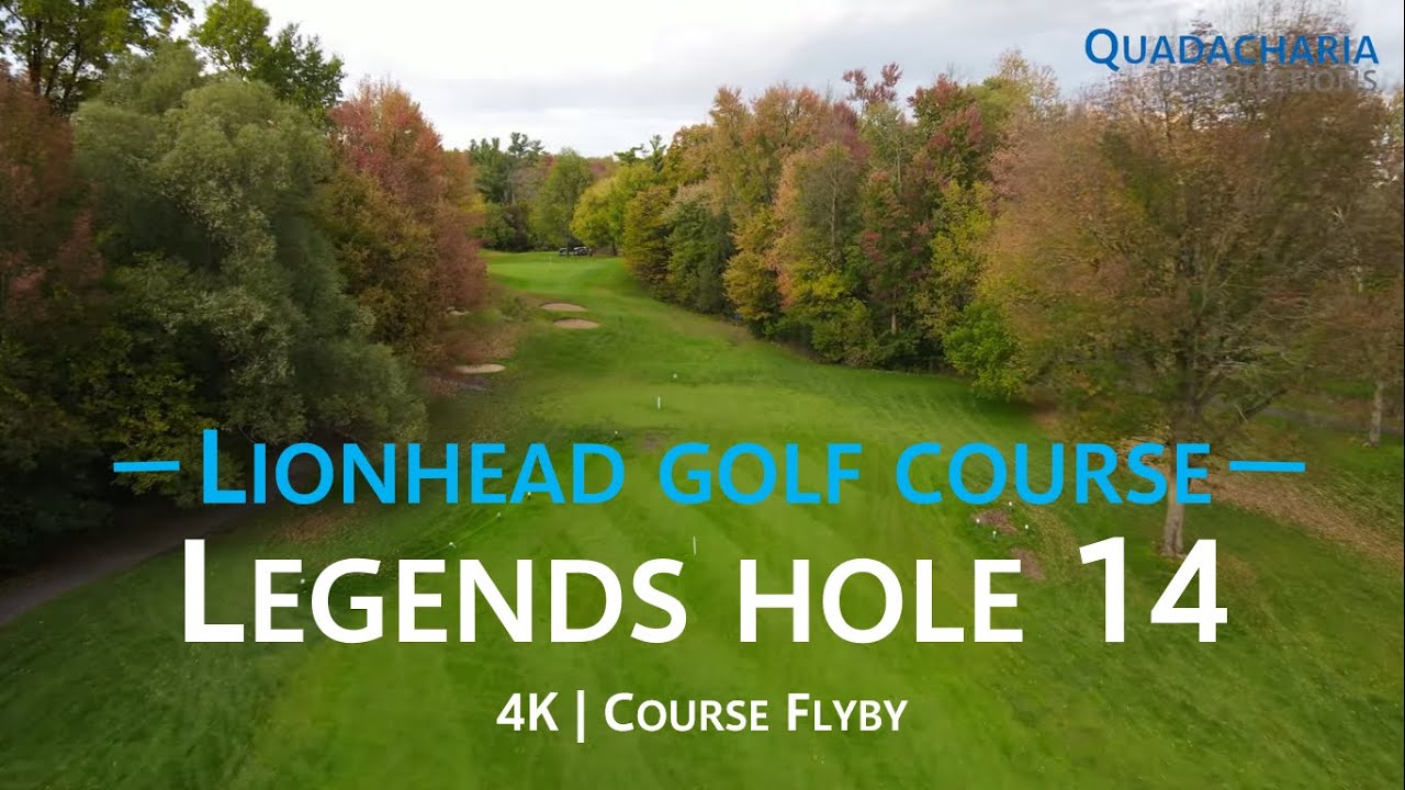 Legends Hole 14, Lionhead Golf Club - Brampton, Ontario 🇨🇦 | 4K drone ...