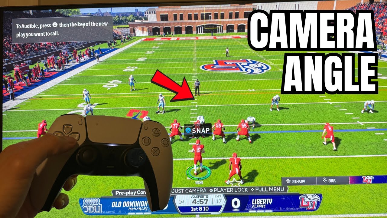 College Football 26: How to Change Camera Angle Tutorial! (PS5 & Xbox Series X/S) - YouTube