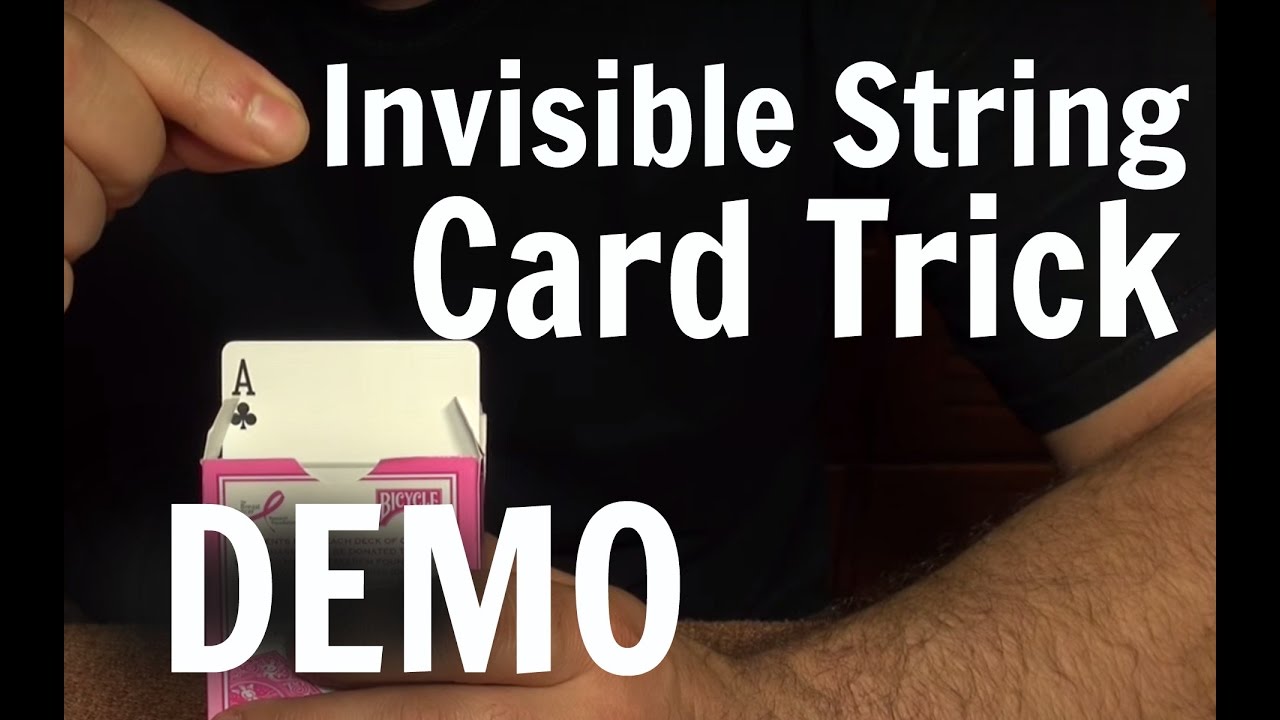 Invisible String Card Trick - Card Tricks Revealed - YouTube