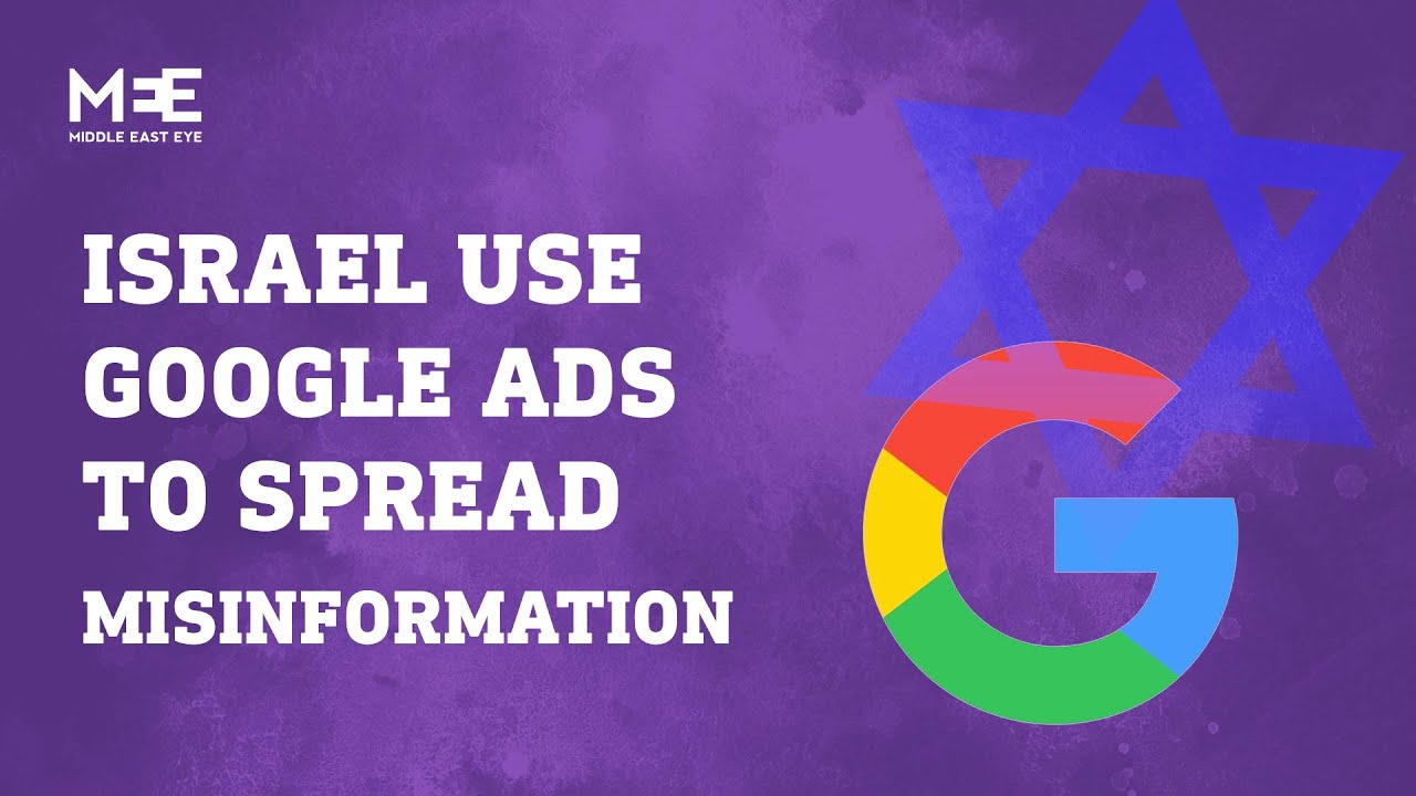 Israel uses paid google ads to spread misinformation - YouTube