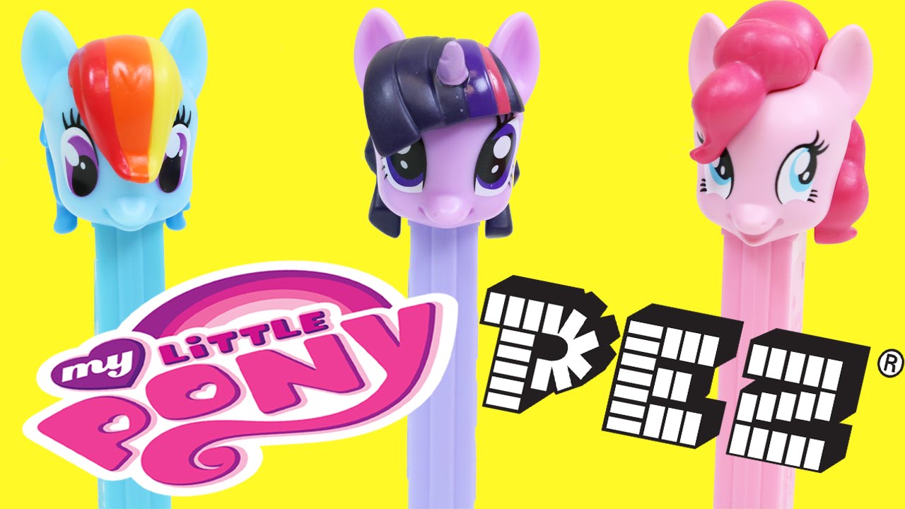 My Little Pony Pez Candy Dispensers with Rainbow Dash, Twilight Sparkle ...