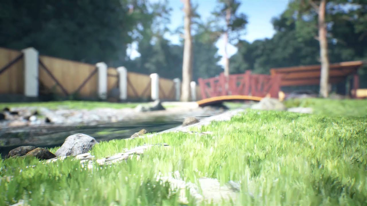 House in the forest – Exterior Interactive Animation - YouTube