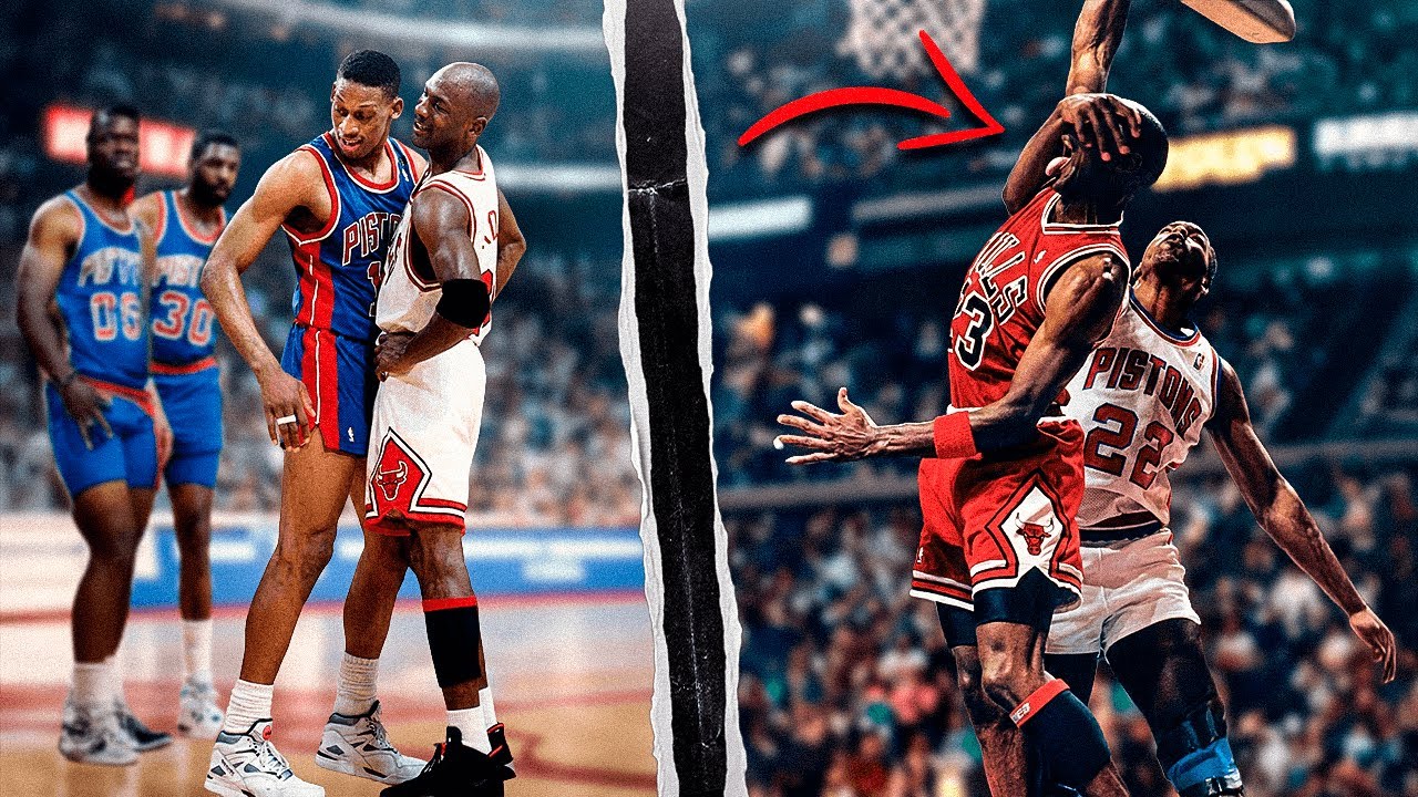 Cuando Rodman fue la PEOR PESADILLA de Jordan - YouTube