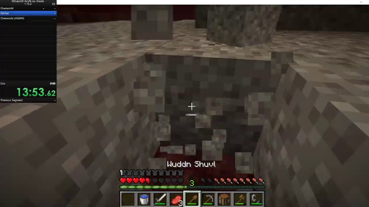 Minecraft speedrunning practice - YouTube