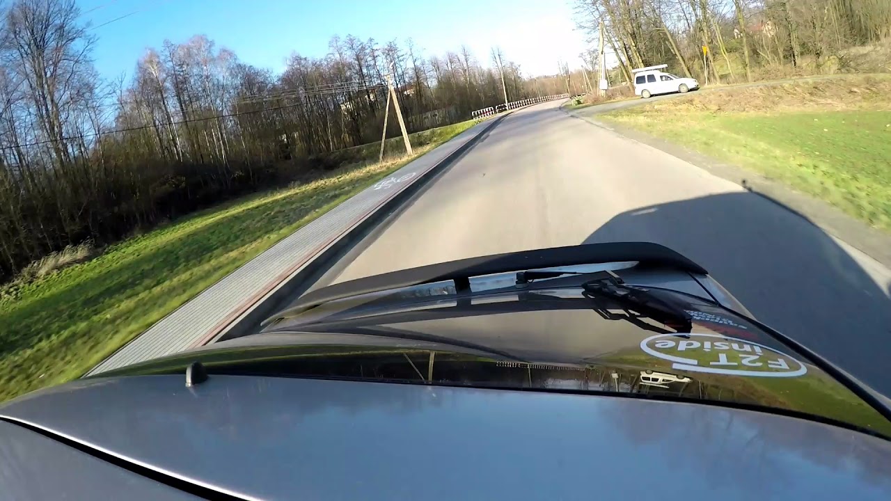 Mazda 626 GD USDM F2T 2.2T Christmas driving - YouTube