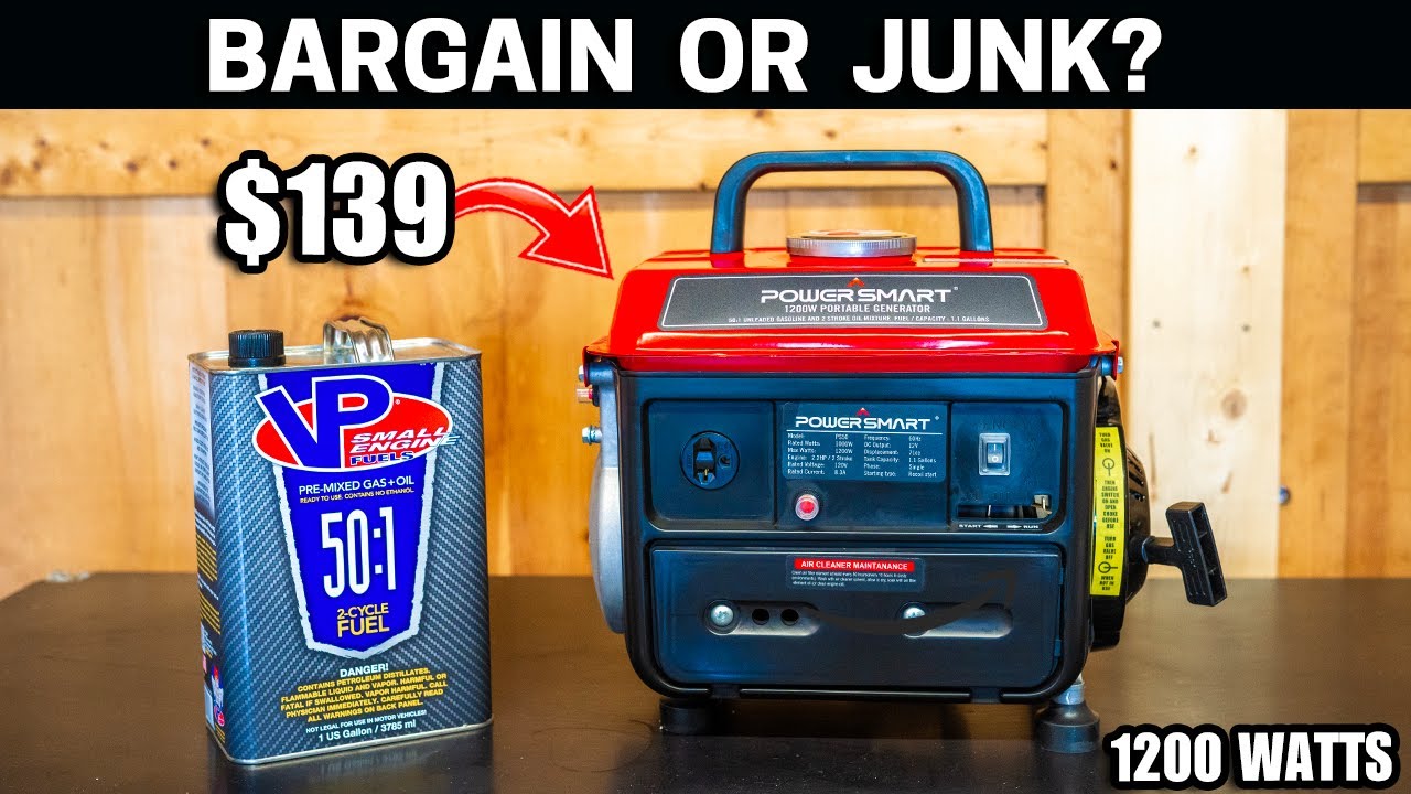 Testing Amazon's Cheapest Generator - YouTube