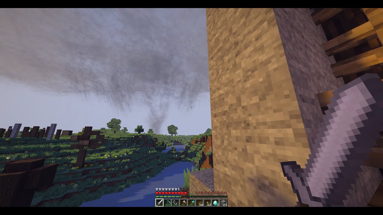 Minecraft Tornado Survival ~ Season 2, Episode 21 (Rain-wrapped!) - YouTube