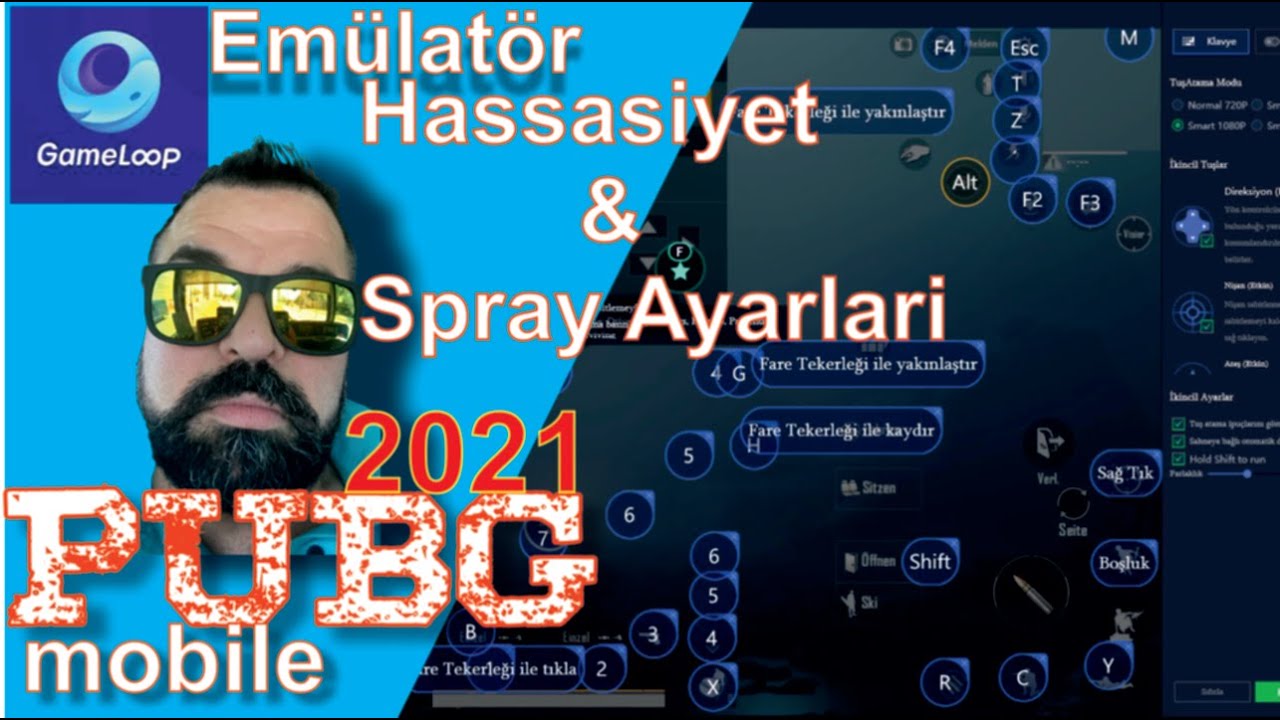 PUBG MOBILE EMÜLATÖR Download (Game Loop) Hassasiyet Klavye ve Spray ...
