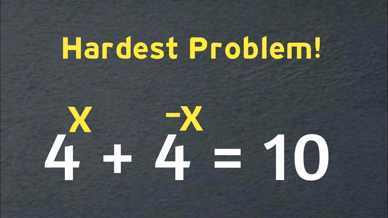 Math Olympiad | Hardest Math Problem in the World | Algebra Problem ...