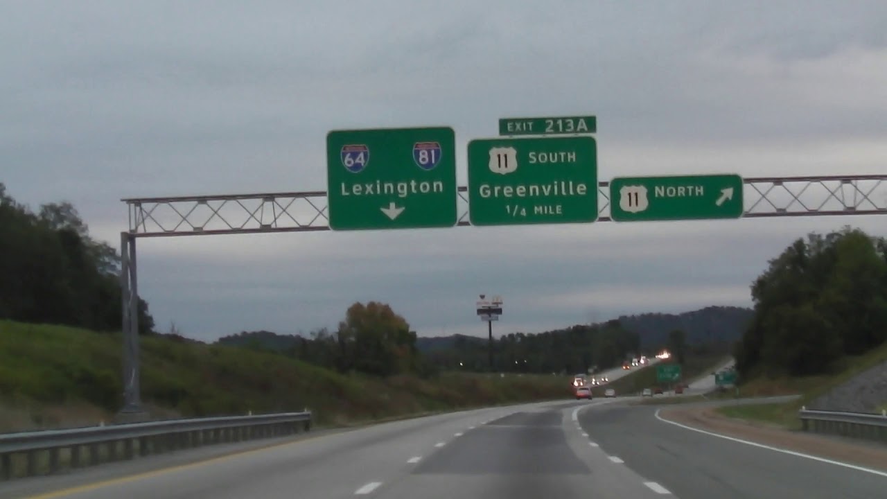 2019 10 05 22 Interstate Highway 64 and 81, Virginia - YouTube