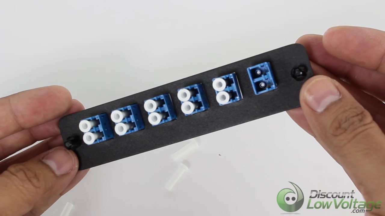 AFL FM003465 Singlemode LC 6 Port Fiber Panel - YouTube