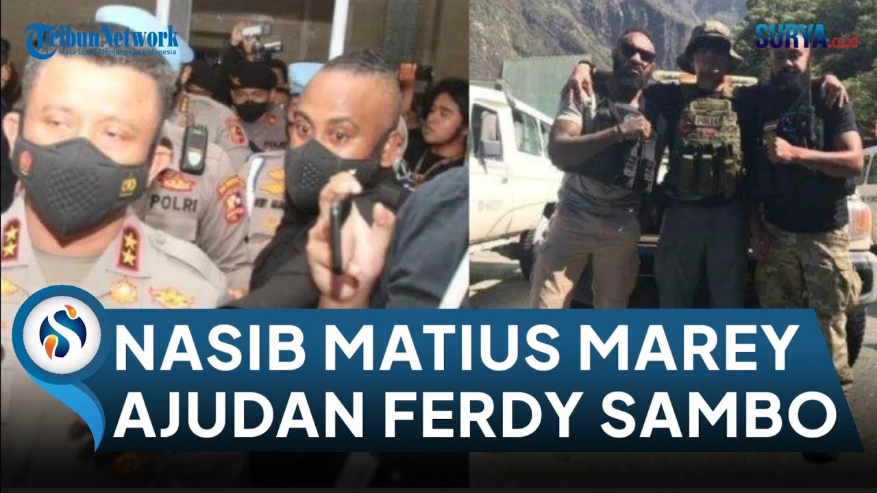SIGAP Jaga Ketat Ferdy Sambo, Begini Nasib Matius Marey Ajudan Bertato,Tahu Skenario Atau Tidak ...