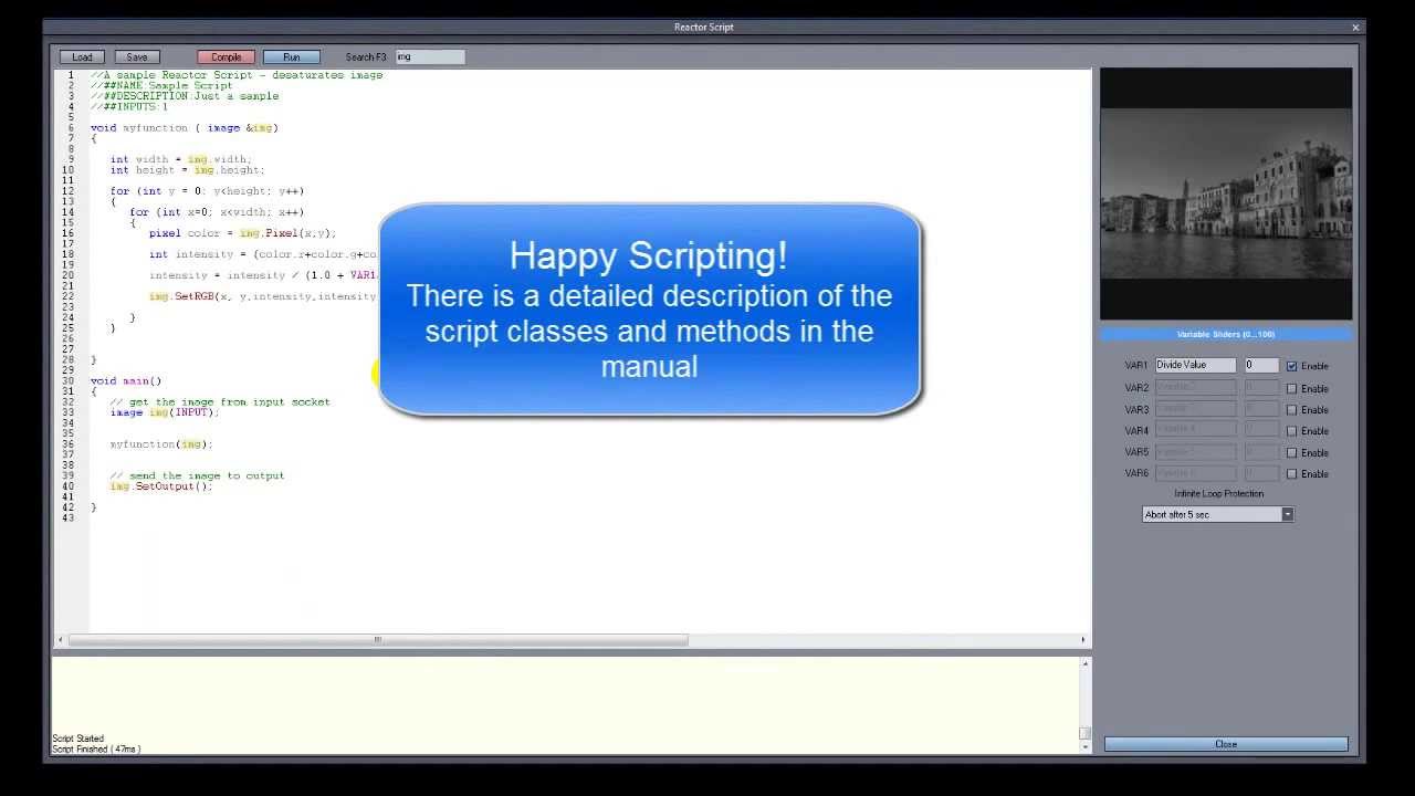 Introduction to Photo-Reactor Scripting - YouTube