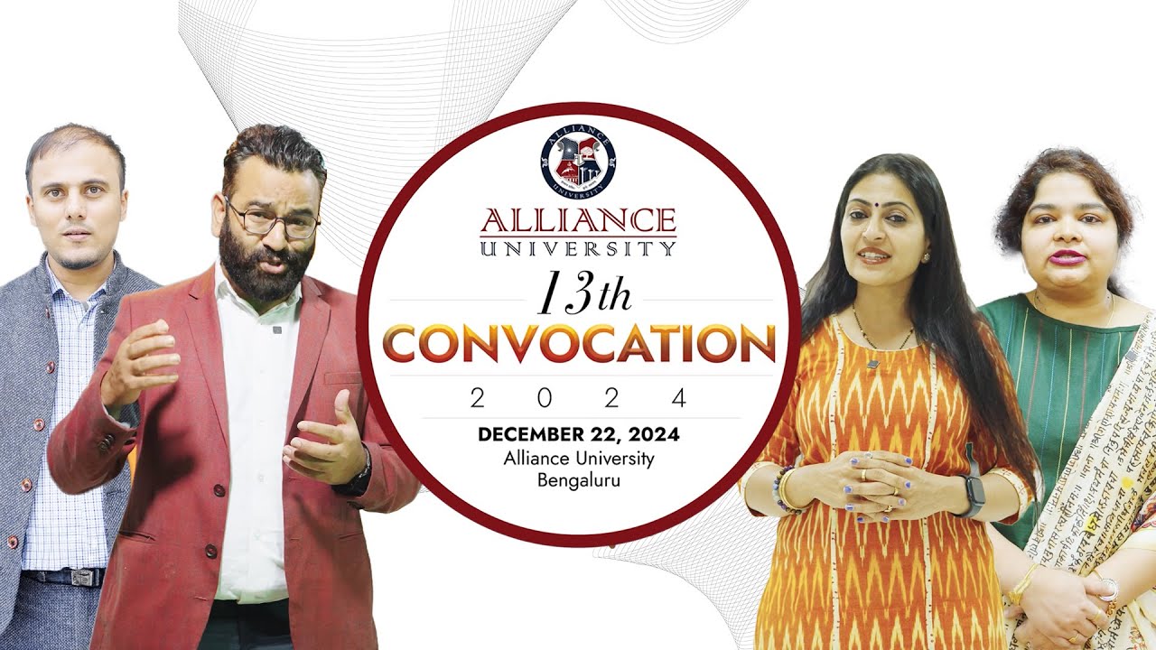 Convocation 2024 | Faculty | Alliance University - YouTube