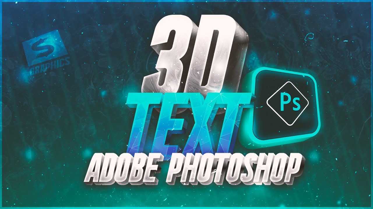 [TUTORIAL] How to Create Insane 3-D Text in Photoshop! [2020] - YouTube