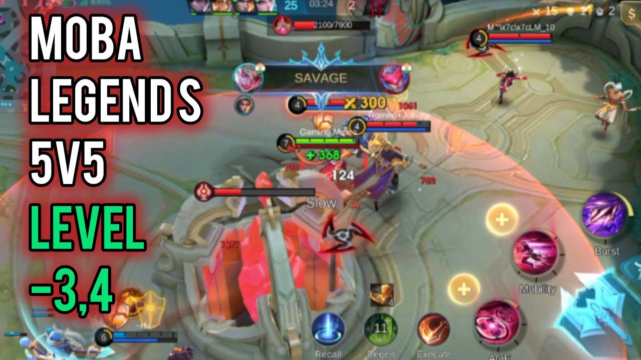 Moba Legends 5v5 - LEVEL 2, 3 (Gaming Mine's Channel) new online game ...