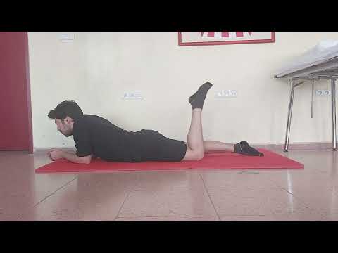 YÜZÜSTÜ DİZ BÜKME EGZERSİZİ