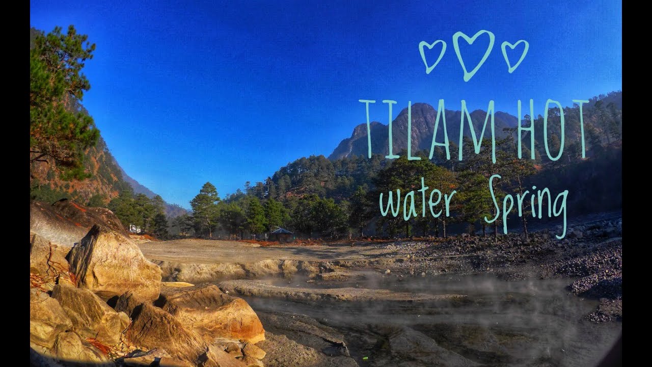 Walong/Tilam Hot water spring - YouTube