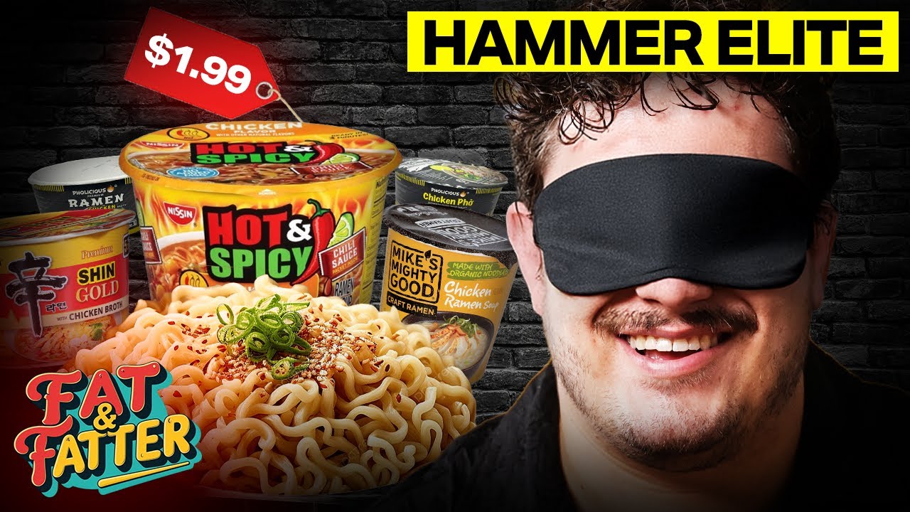 What's The Best Instant Ramen Noodle? (Taste Test) | Fat & Fatter - YouTube