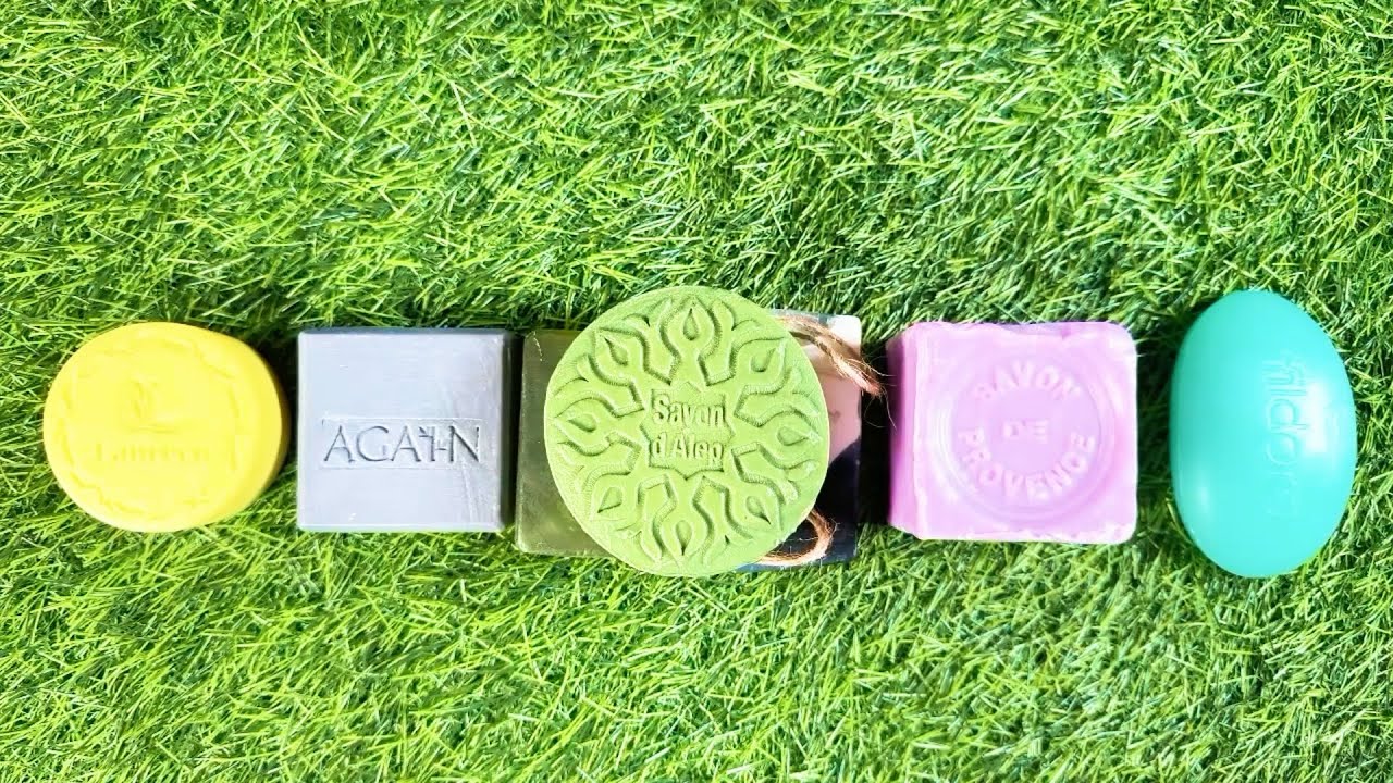 ASMR Soap Lineup | Handmade Soaps & Soft Tapping Sounds | No Talking 💜 ...