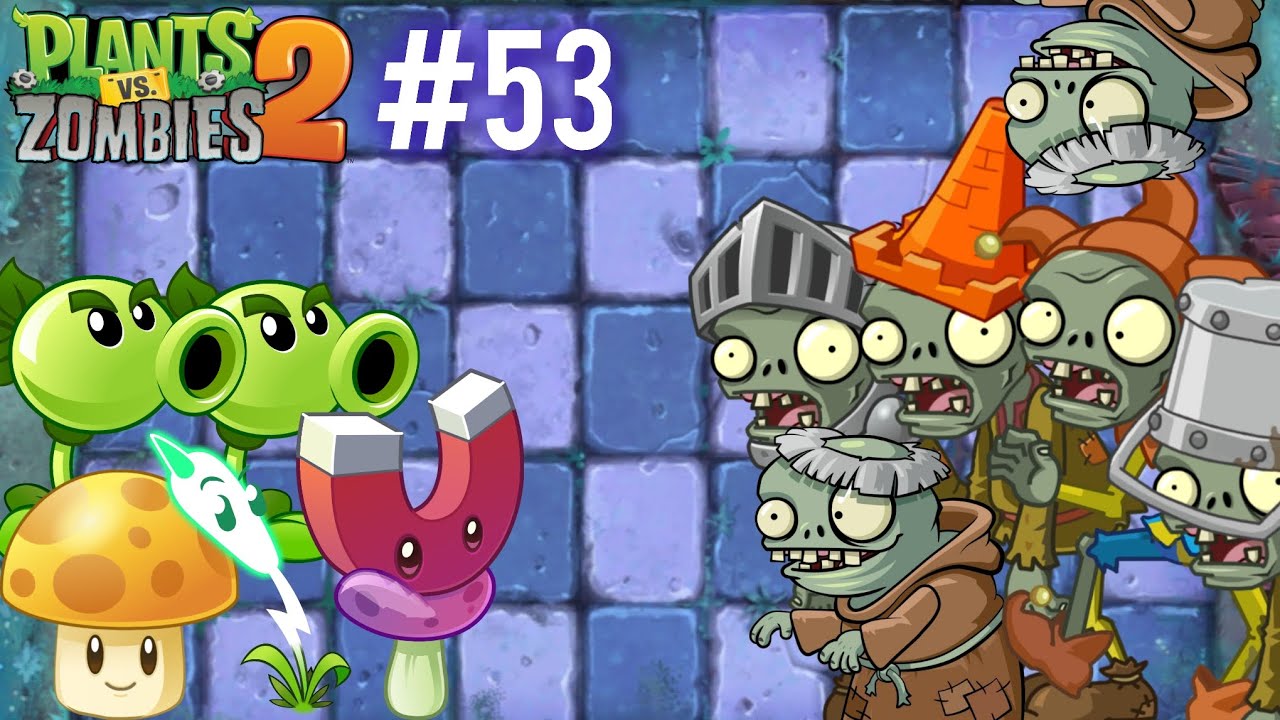 Magnet-shroom! Plants vs Zombies 2 walkthrough #53 (No commentary ...