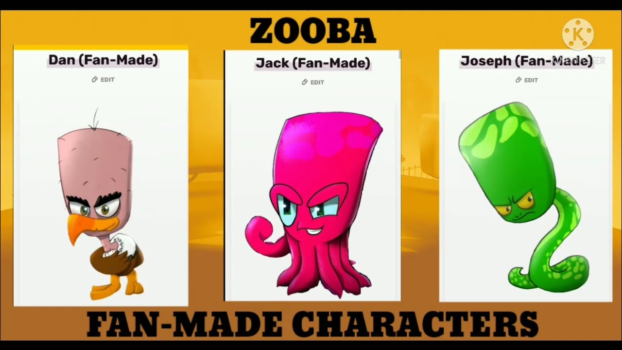 Zooba Fan-Made Characters From Fandom/ #zooba#games - YouTube