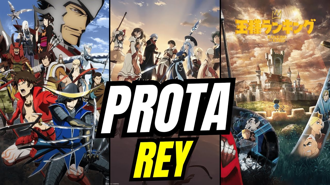 8 ANIMES donde el PROTAGONISTA es un REY - YouTube