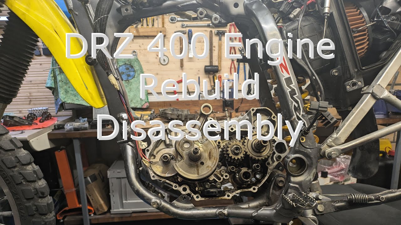 How To: DRZ 400 Engine Rebuild Part 1 - Disassembly - YouTube