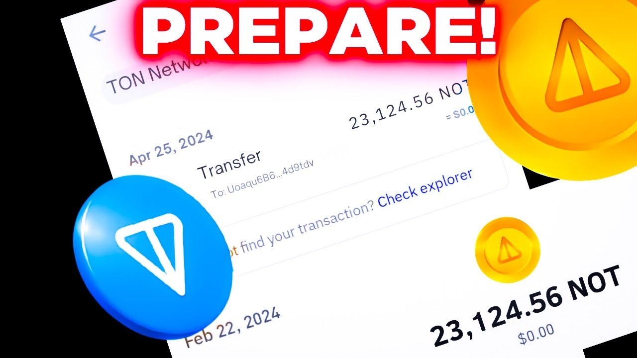PREPARE FOR NOTCOIN WITHDRAWAL! Purchase $TON Fees to be able to Claim ...