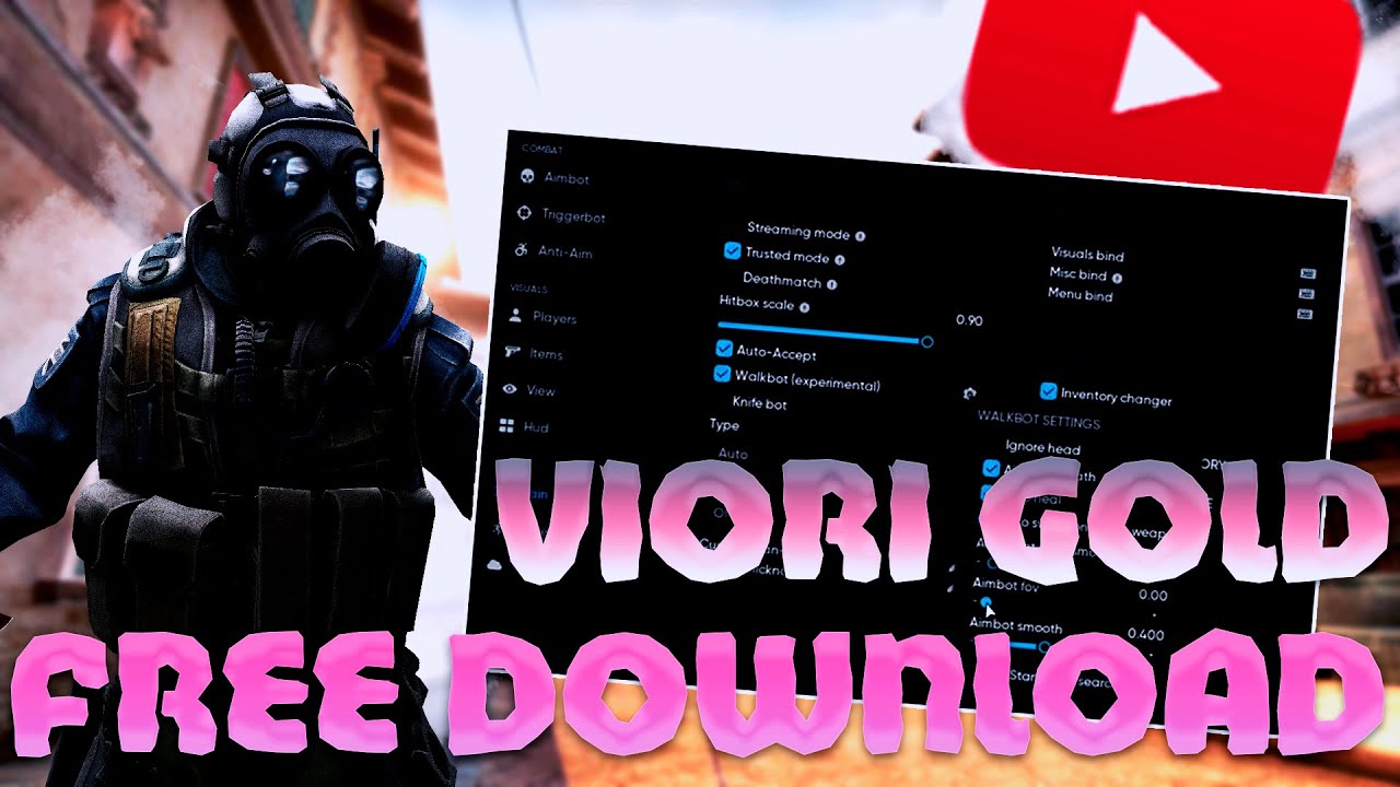 BEST FREE HACK CS:GO VIORI GOLD | FREE DOWNLOAD | 2023 - YouTube