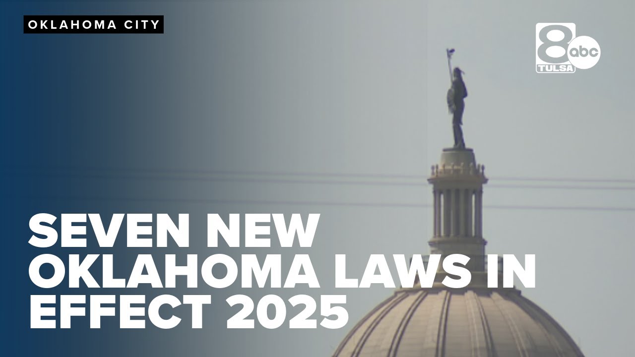 Seven new laws going into effect in Oklahoma on January 1 - YouTube