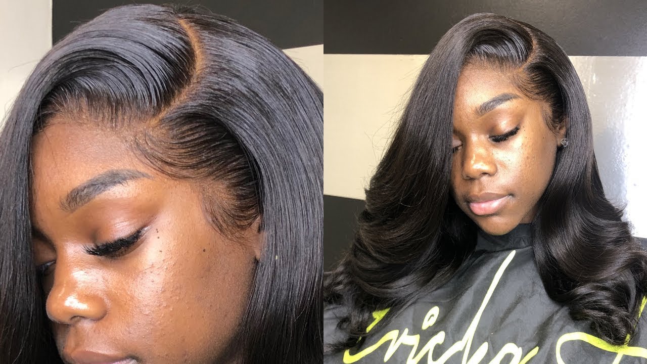 How to create flawless leave out effect with curls & layers | 6x6 ...