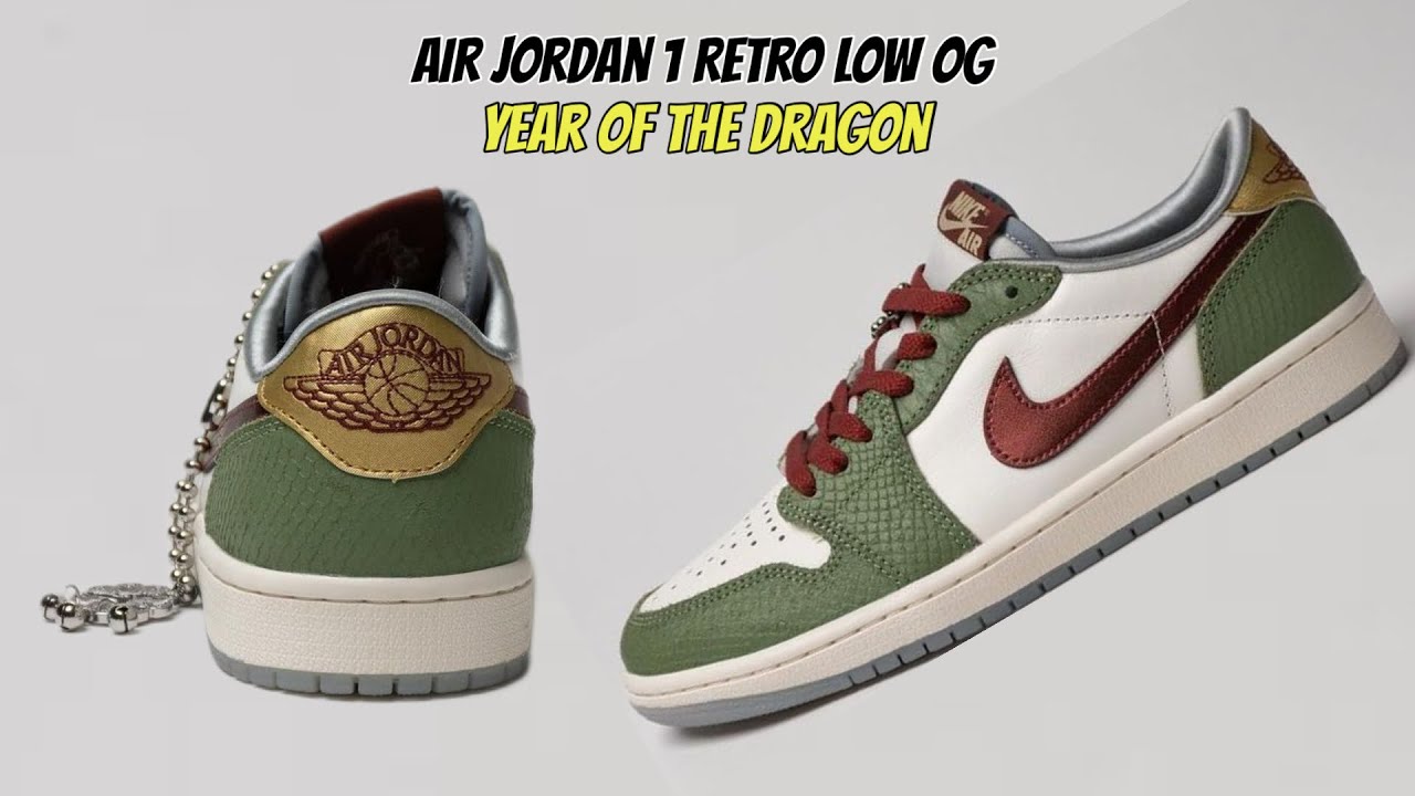 Air Jordan 1 Retro Low OG Year of the Dragon - YouTube