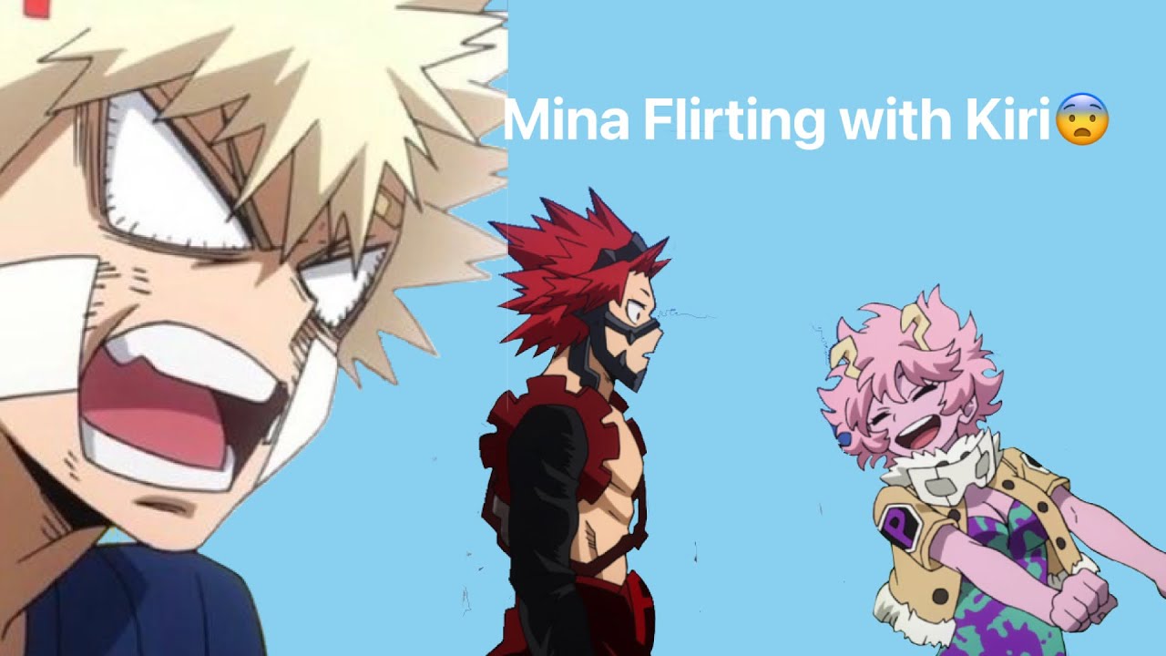 Mina Flirting with Kiri 🤭 (Lyric Prank Hey, Mickey by Baby Tate) || KiriBaku - YouTube