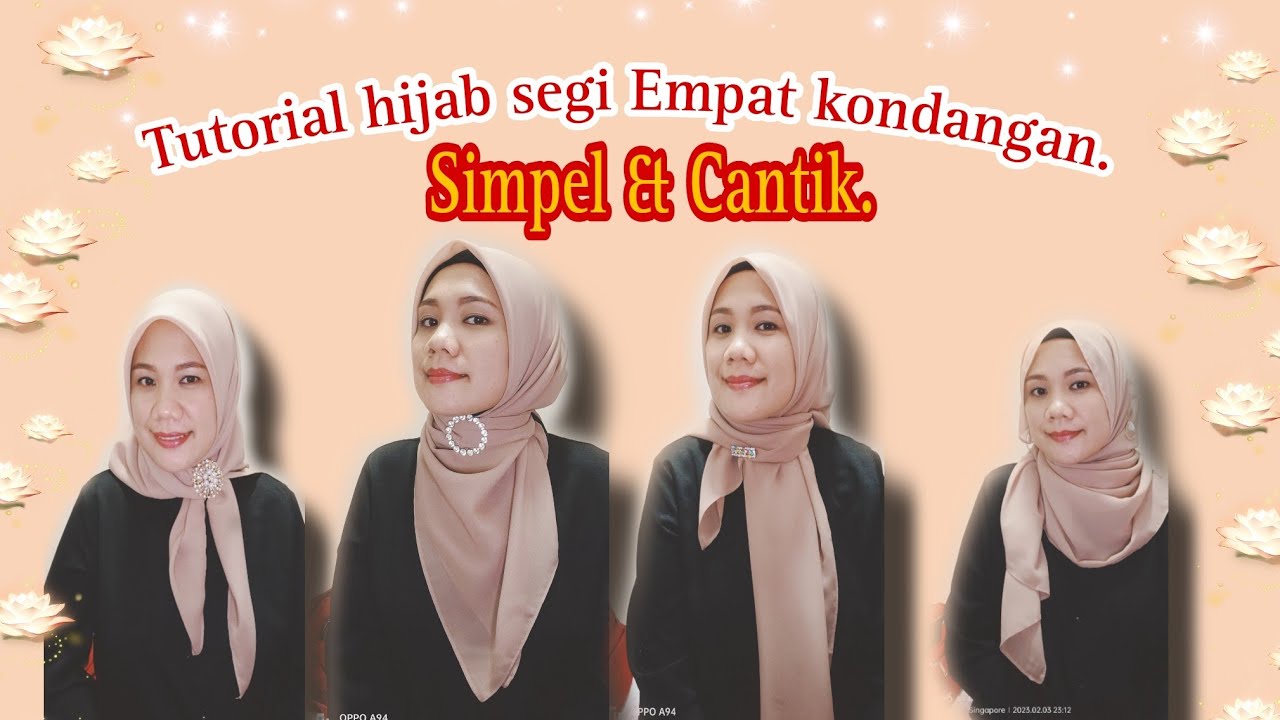 Tutorial hijab kondangan simple & mudah,formal || #tutorialhijab #hijab ...