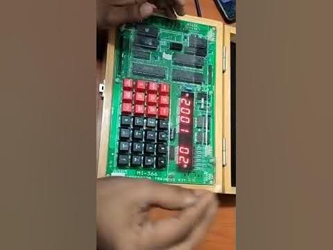 two 8-bit data addition by using 8085 microprocessors kit. - YouTube