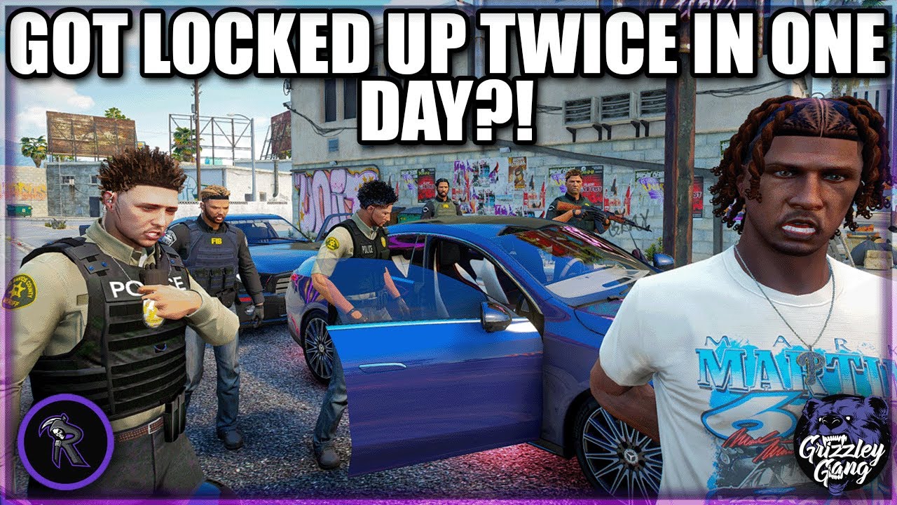 S2: Episode 5: Got Locked Up Twice In One Day?! | GTA RP | Grizzley ...