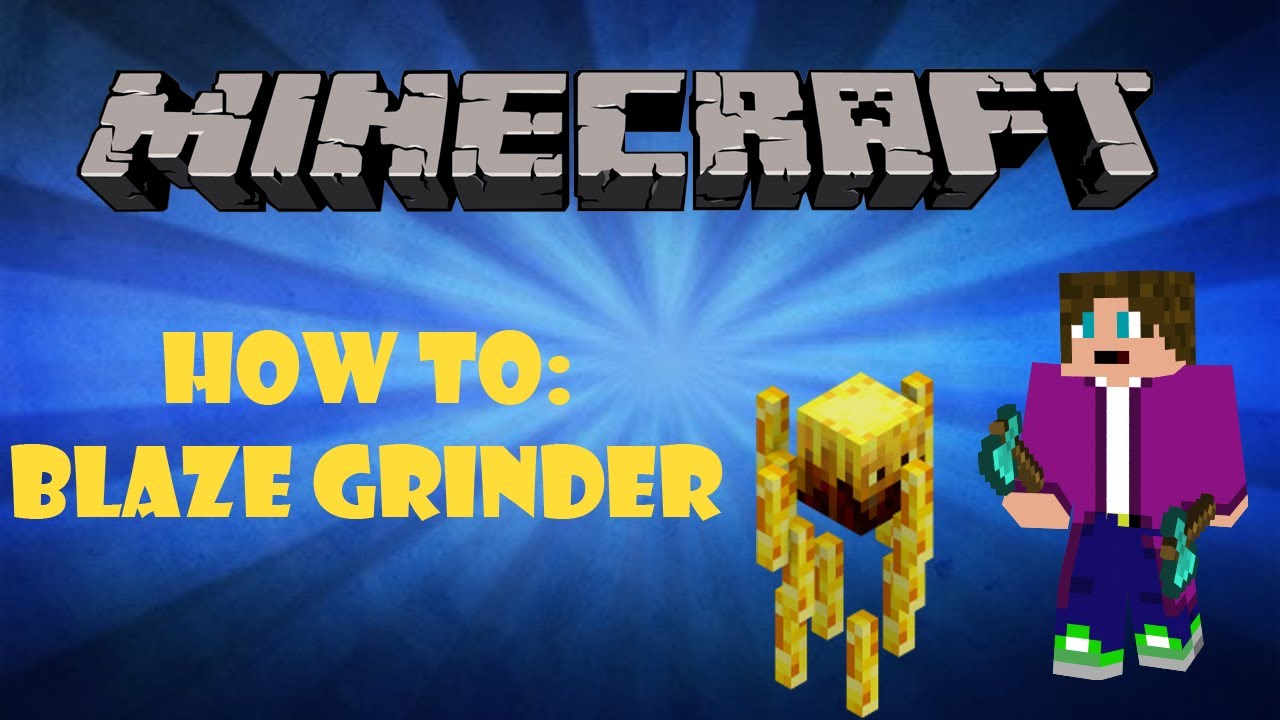 Minecraft How To: Blaze Grinder 1.7.4! - YouTube