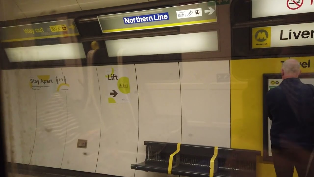 Merseyrail 508143 Wirral Line , Lime St to James Street - YouTube
