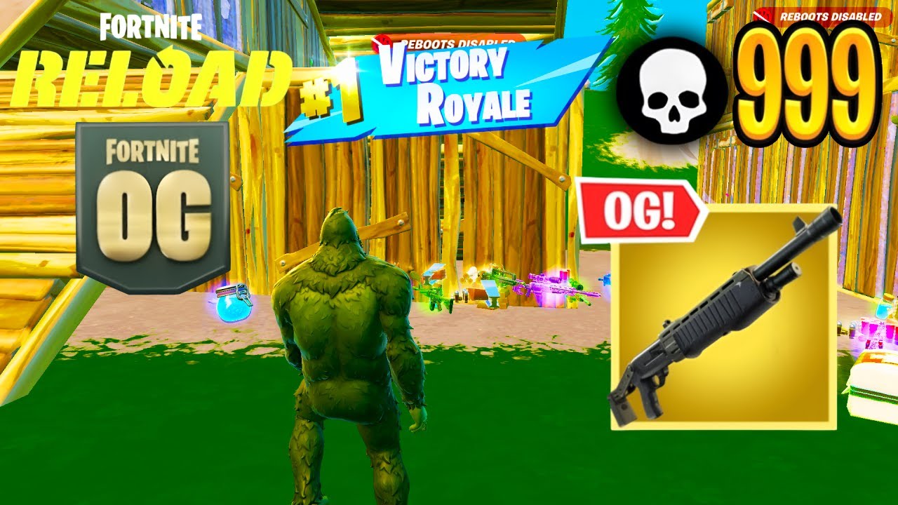 Fortnite Reload 999 Kill Solo vs Squads OG Gameplay (PC Keyboard ...