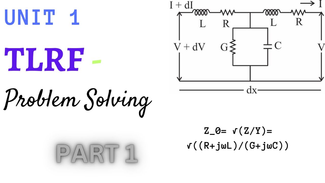 Unit 1 TLRF Problems Part -1 - YouTube