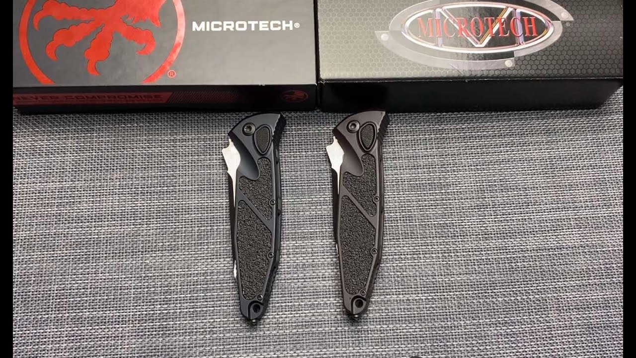 Microtech Socom Elite Auto Drop Point, Tanto - YouTube